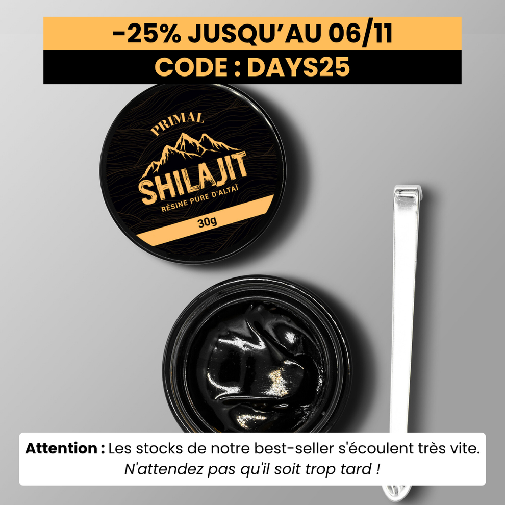 Résine de Shilajit 100% pure – Primal Supplements