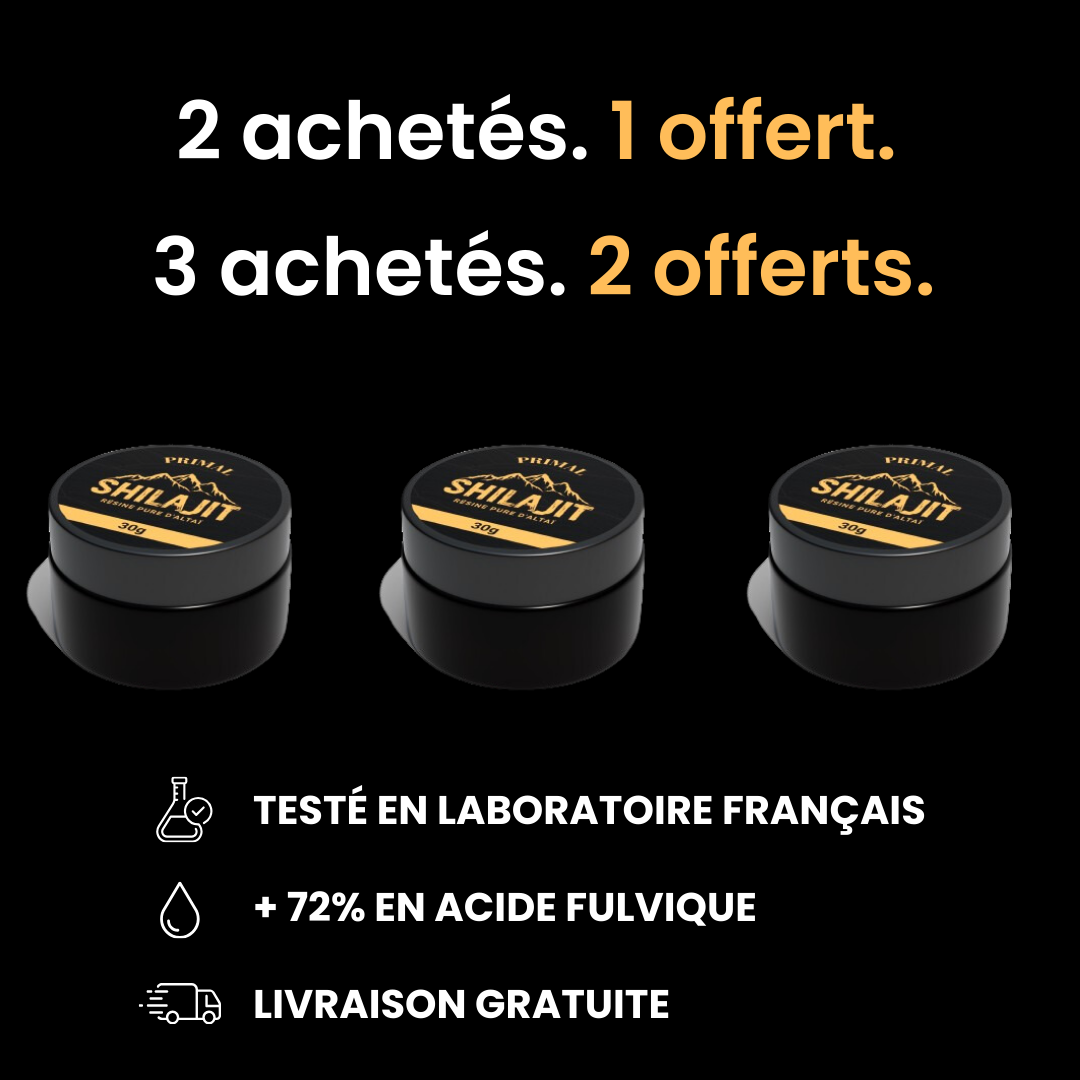 Résine de Shilajit 100% pure – Primal Supplements