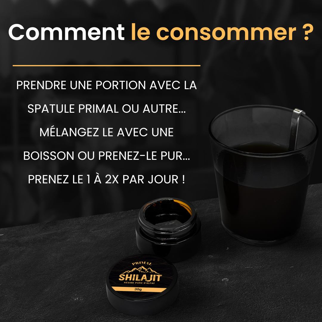 Résine de Shilajit 100% pure – Primal Supplements