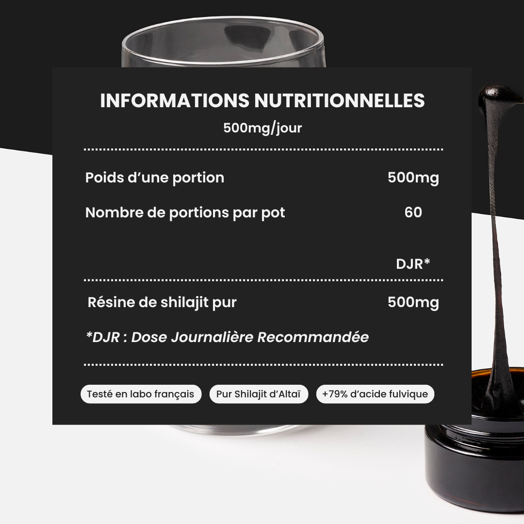Résine de Shilajit 100% pure – Primal Supplements
